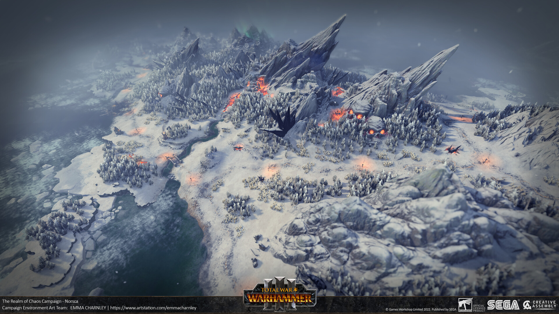 Norsca Warhammer Map