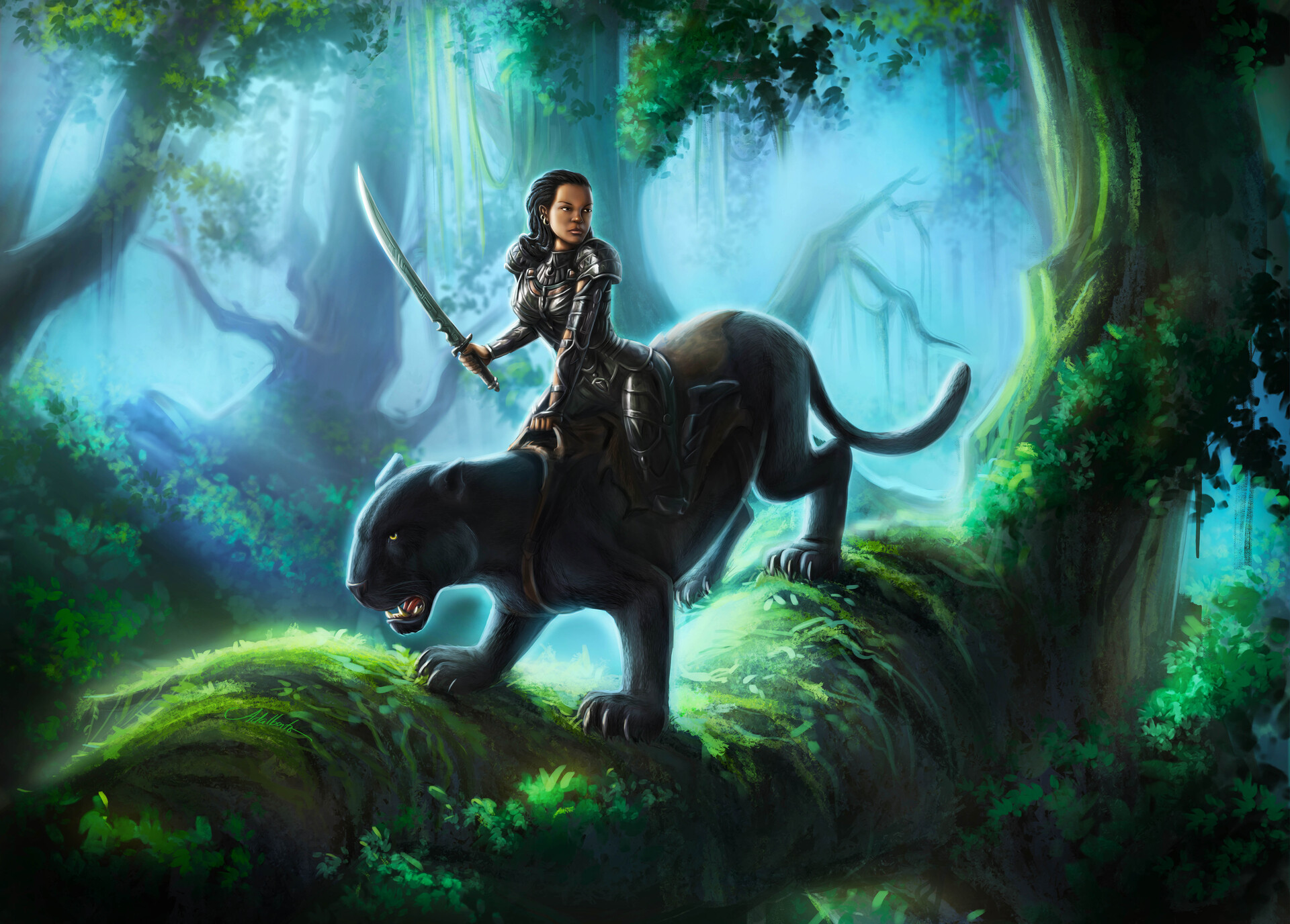 ArtStation - Panther Rider