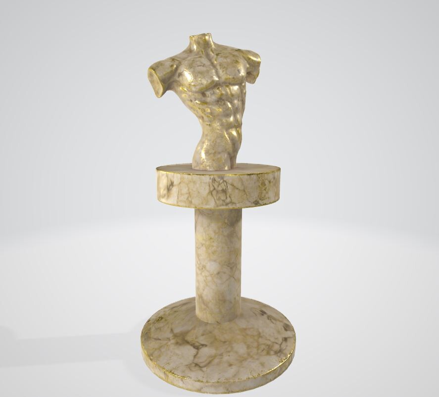 ArtStation - Classical torso sculpture
