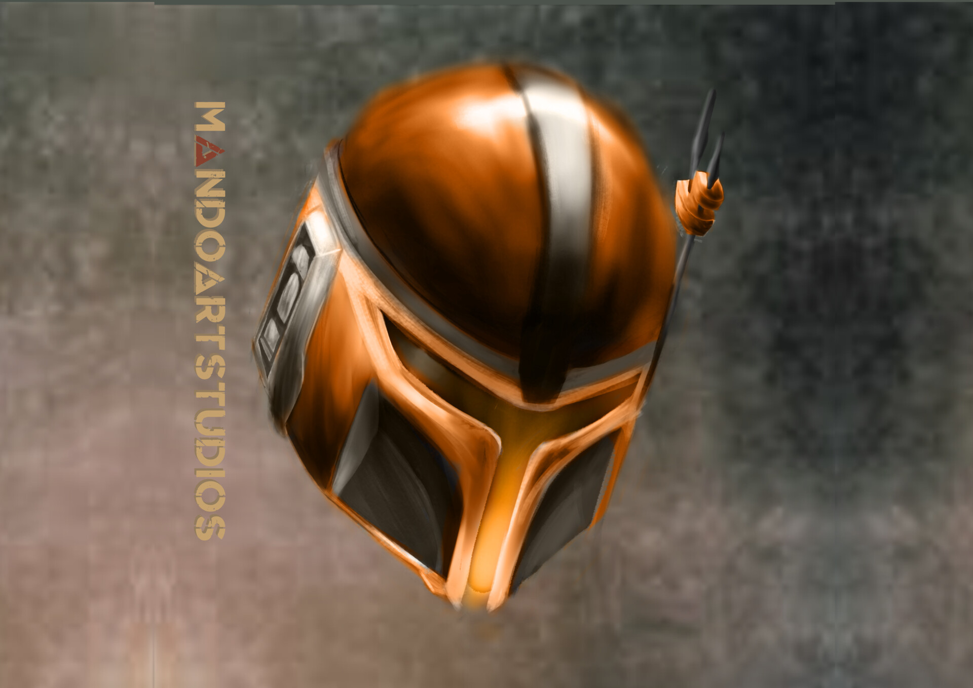 ArtStation - Metal study | Mando Helmet