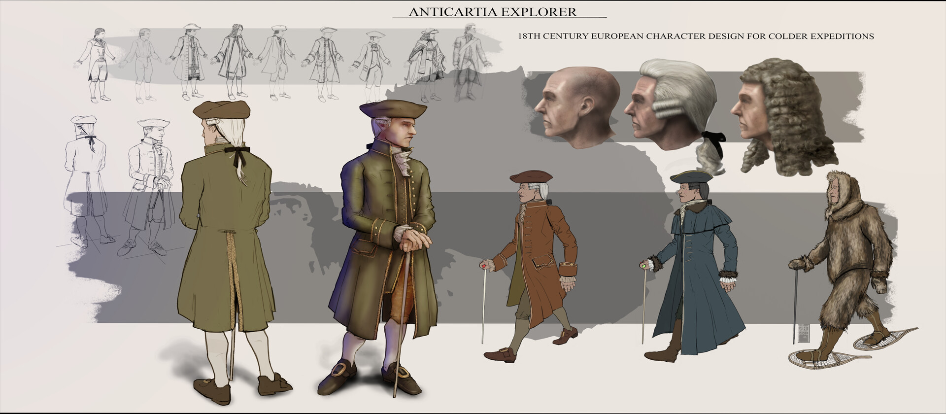 ArtStation - 18th Century Arctic Explorer