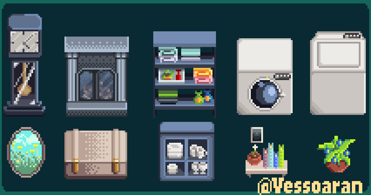 Vessoaran - Pixel game asset design