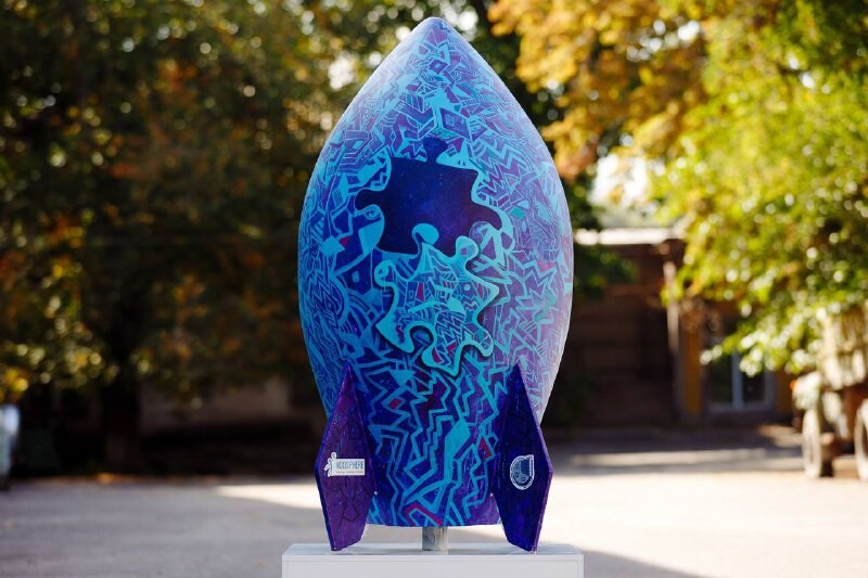 ArtStation - Art installation. Noosphere art Rocket.