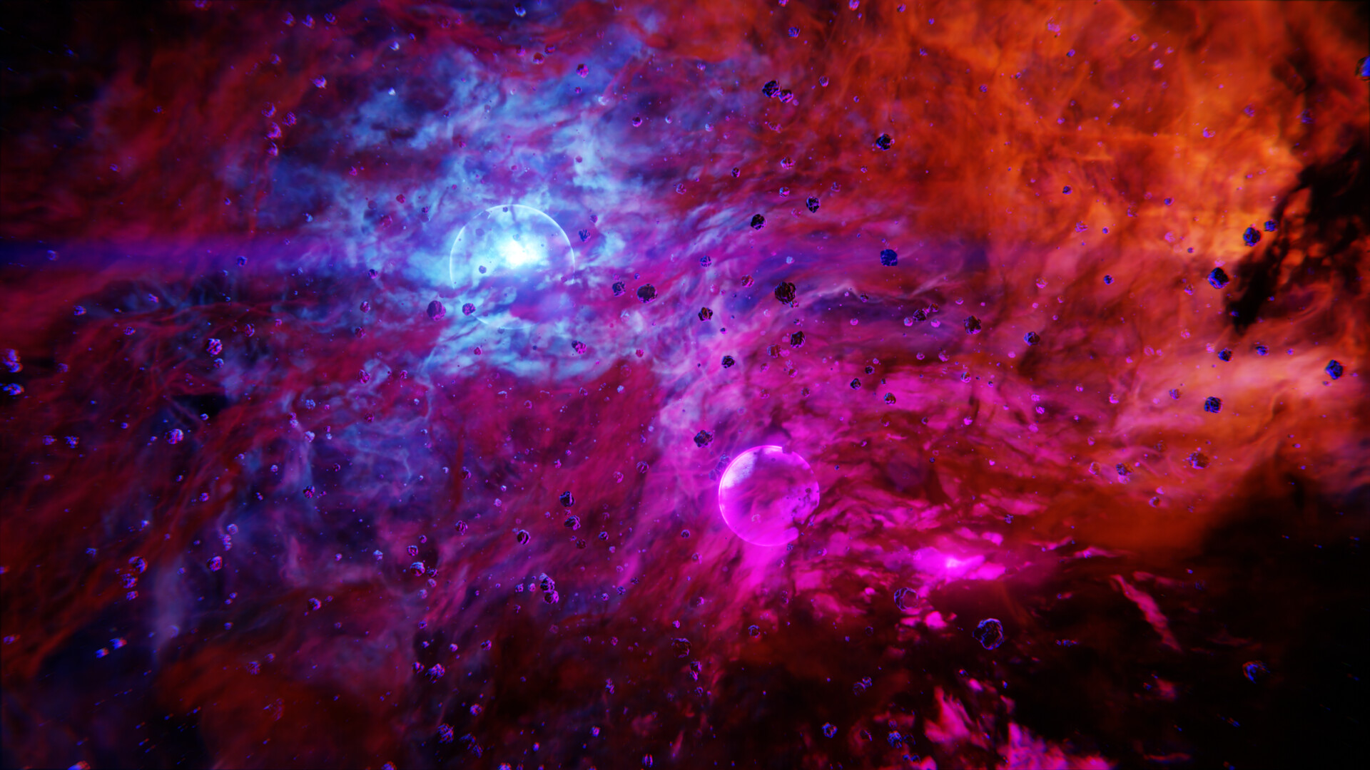 ArtStation - Twin Planet Nebula