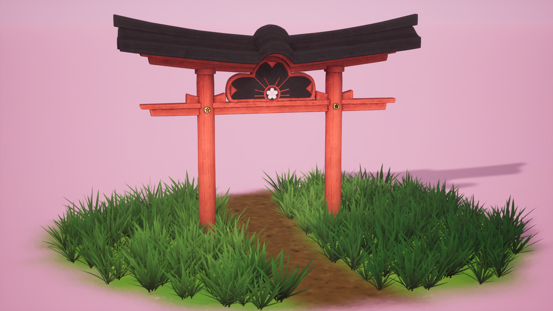 ArtStation - Stylized Torii Gate