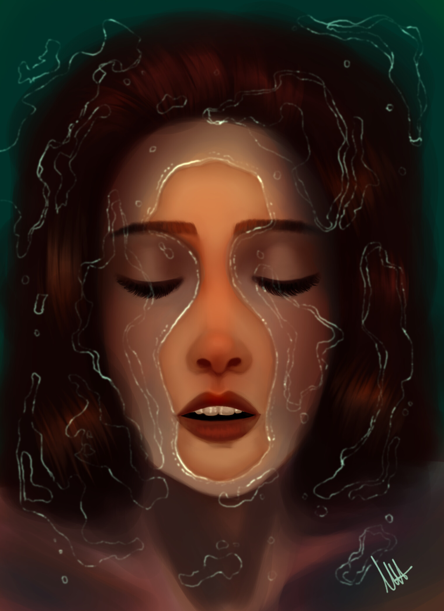 ArtStation - water girl