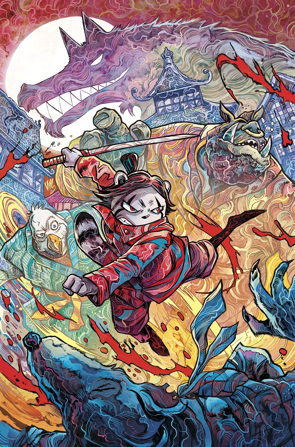 ArtStation - Little Red Ronin Cover