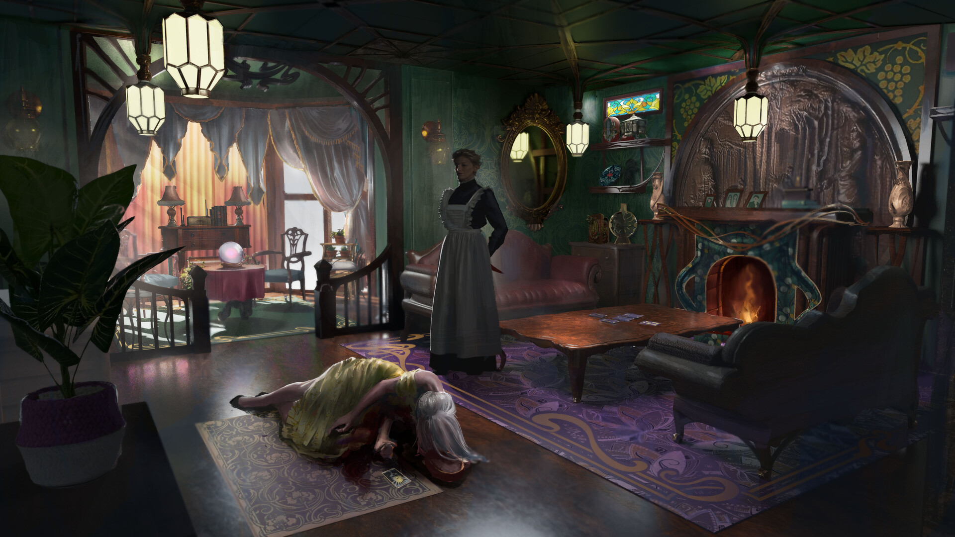 ArtStation - Murder Scene - Fortune Teller