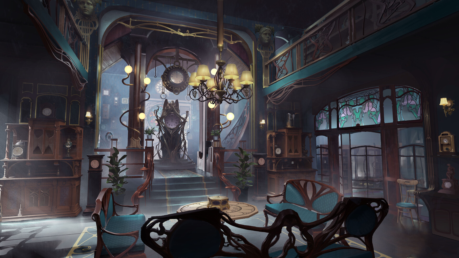ArtStation - Clock Hall