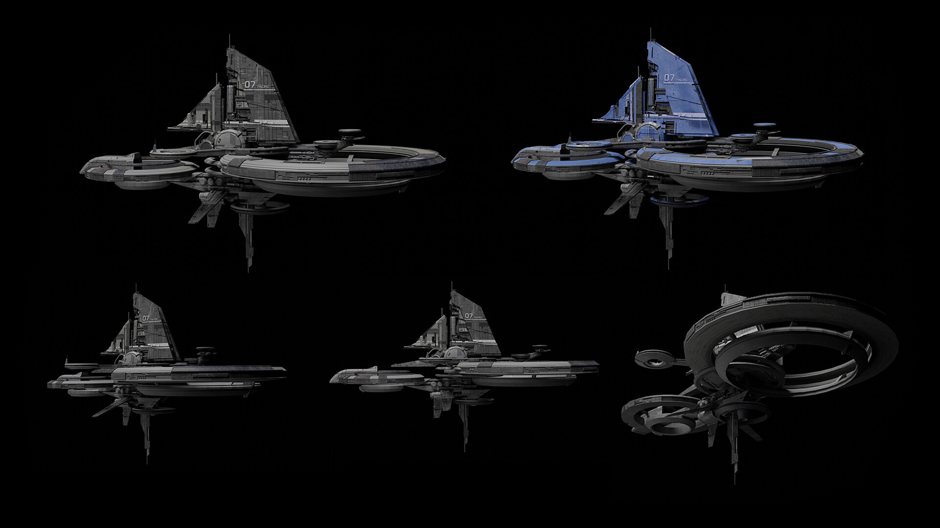 Qibao Sun - Space command ship （“太平洋”号空间指挥舰）