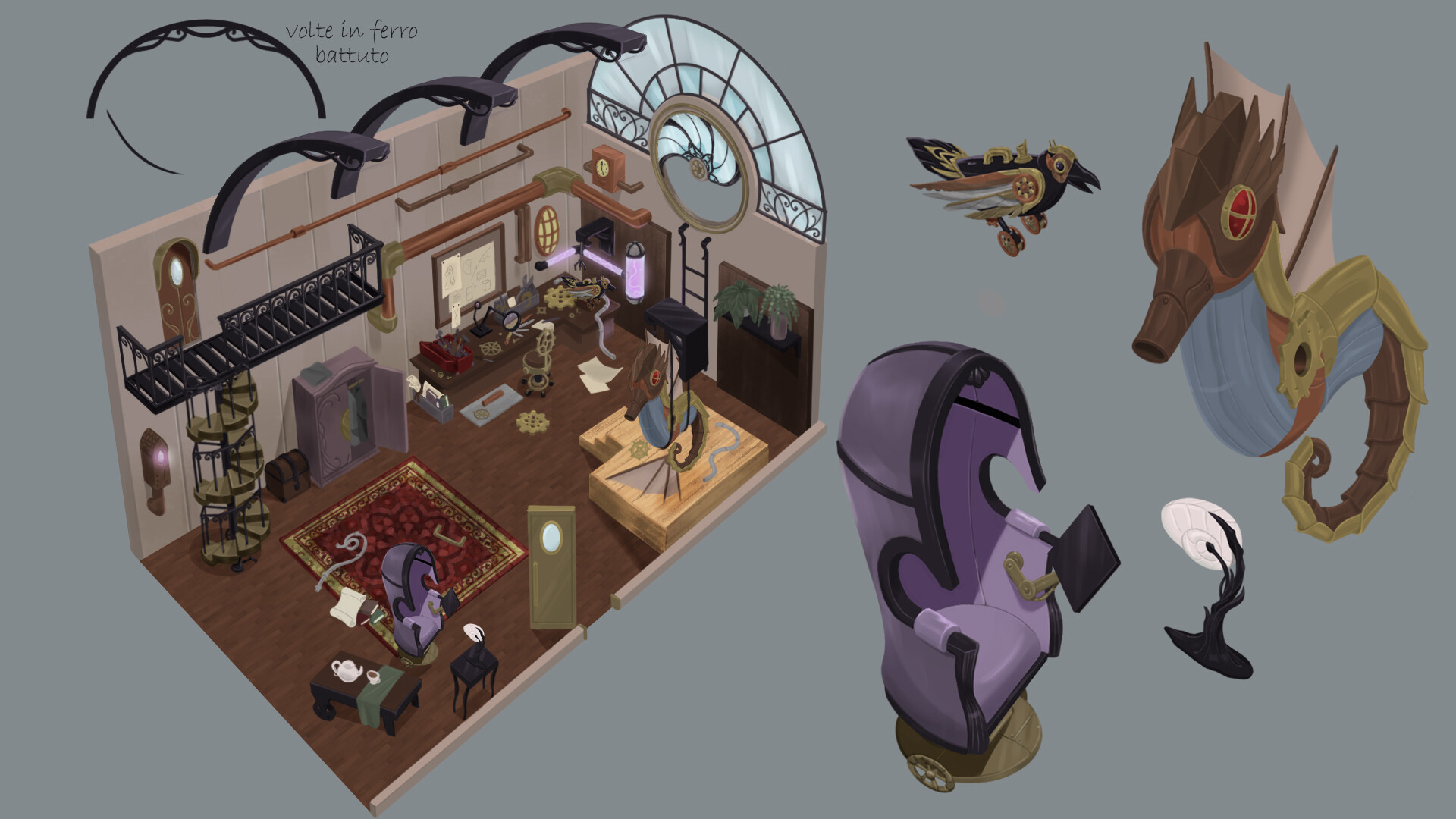 ArtStation - Inventor's House