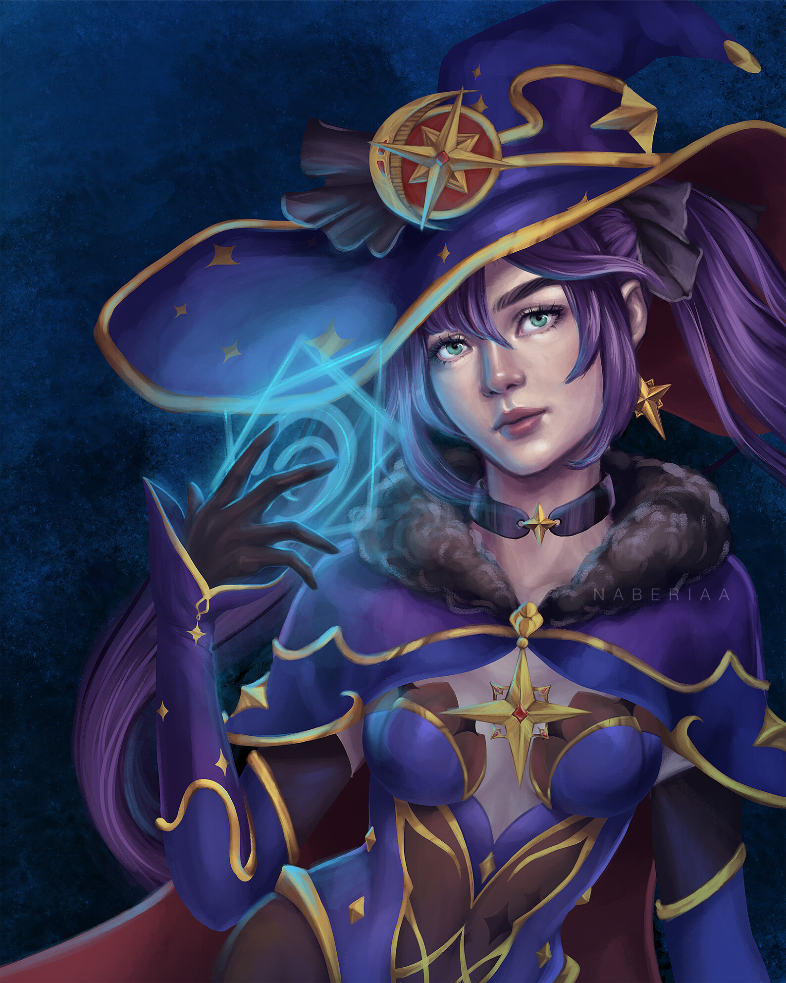 ArtStation - Mona Genshin Impact Fan Art