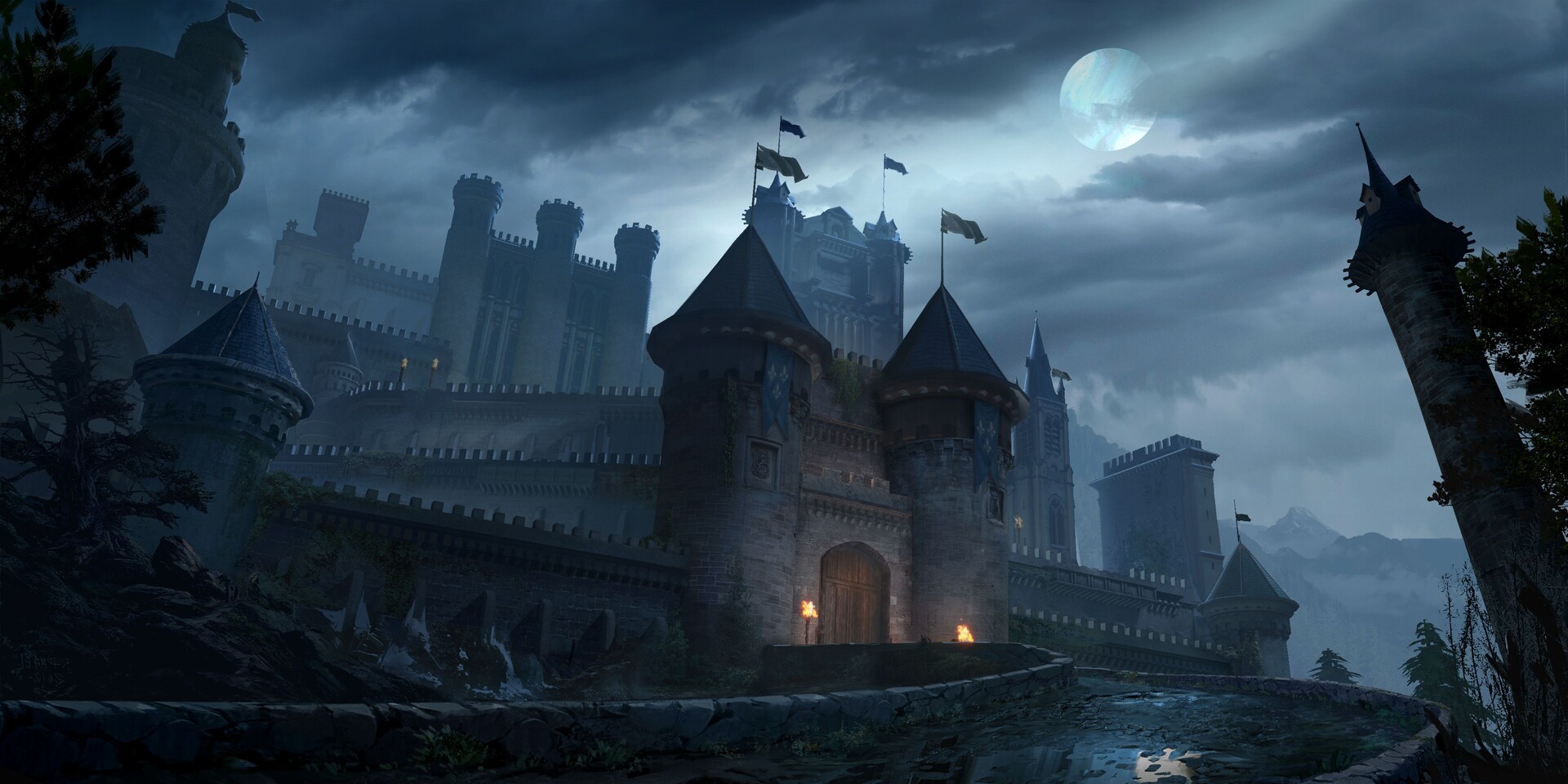 ArtStation - Medieval castle
