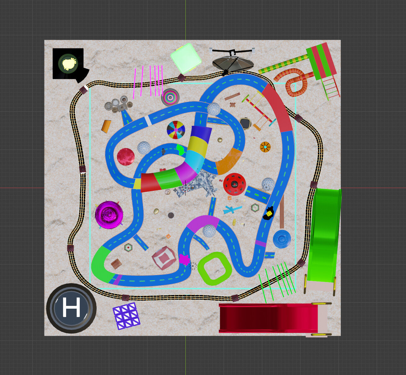 ArtStation - this is level selection for wold map 1