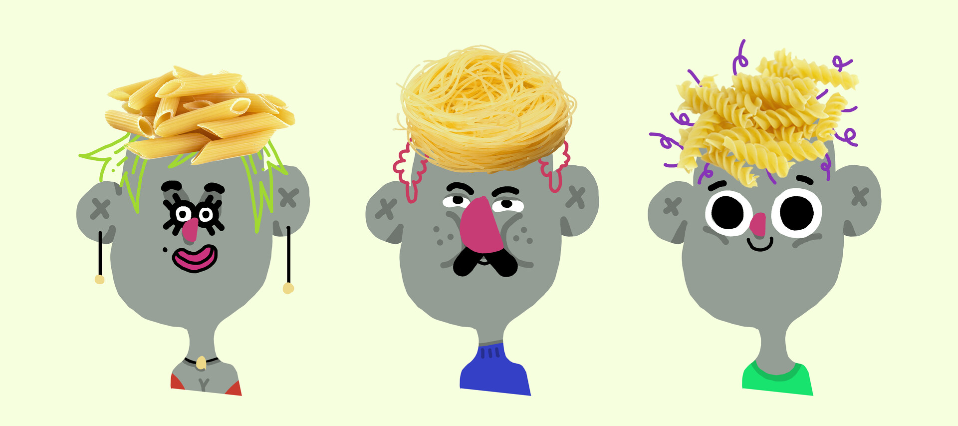 ArtStation - Pasta People Characters
