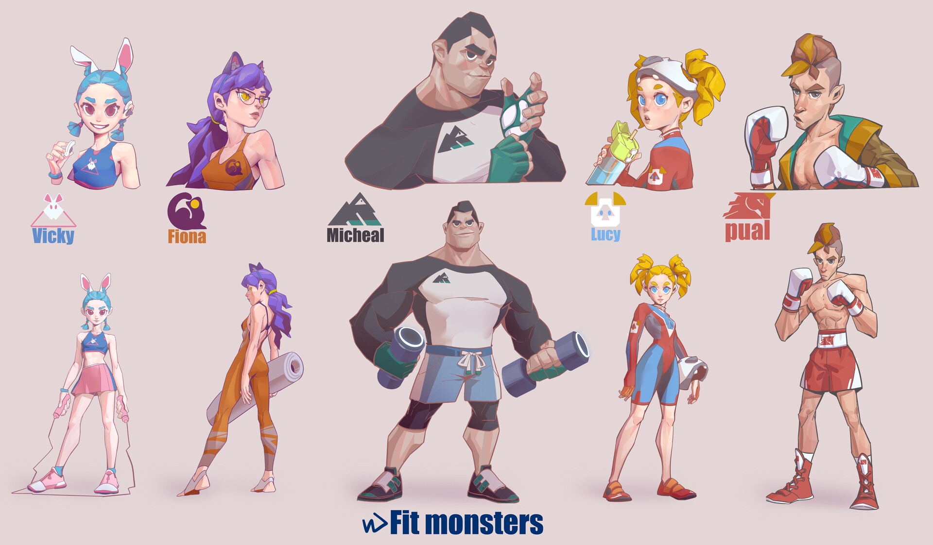 ArtStation - Fit Monsters