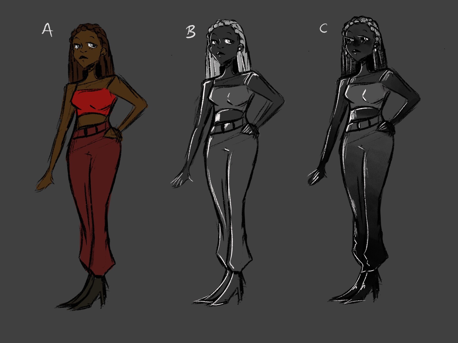 ArtStation - “Shortcut Home” character design concepts