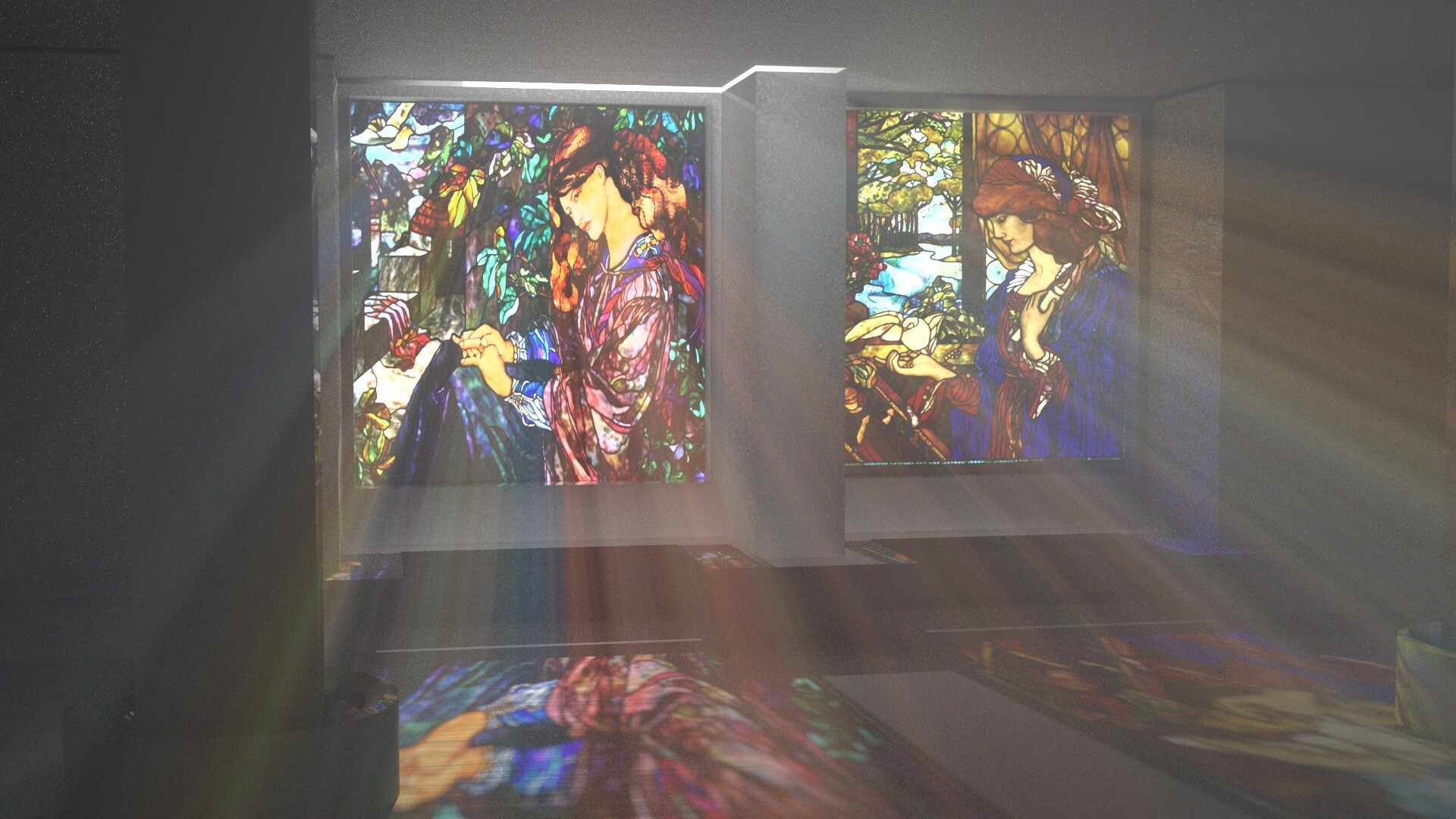 ArtStation - Stained glass window project