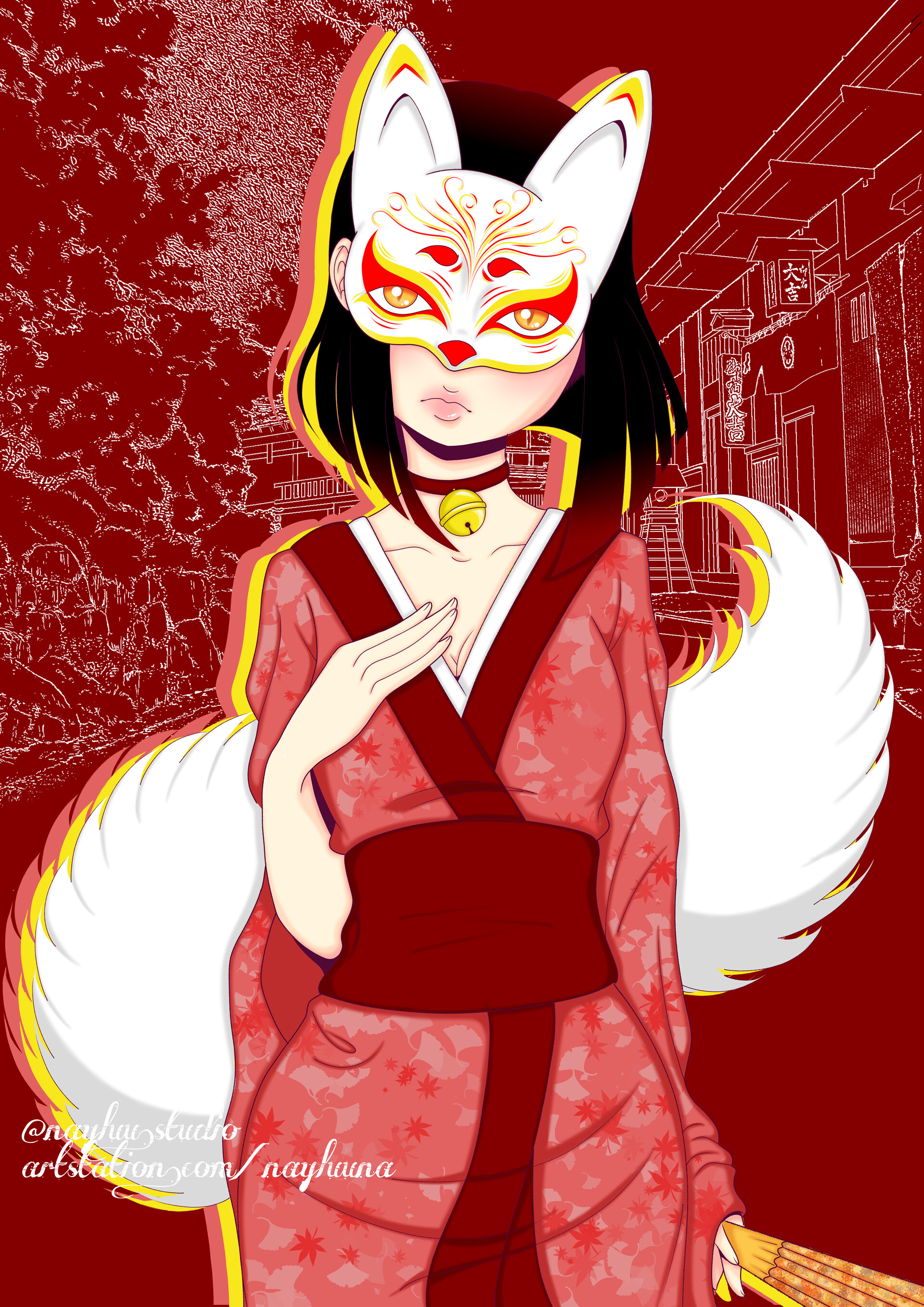 ArtStation - Kitsune Girl