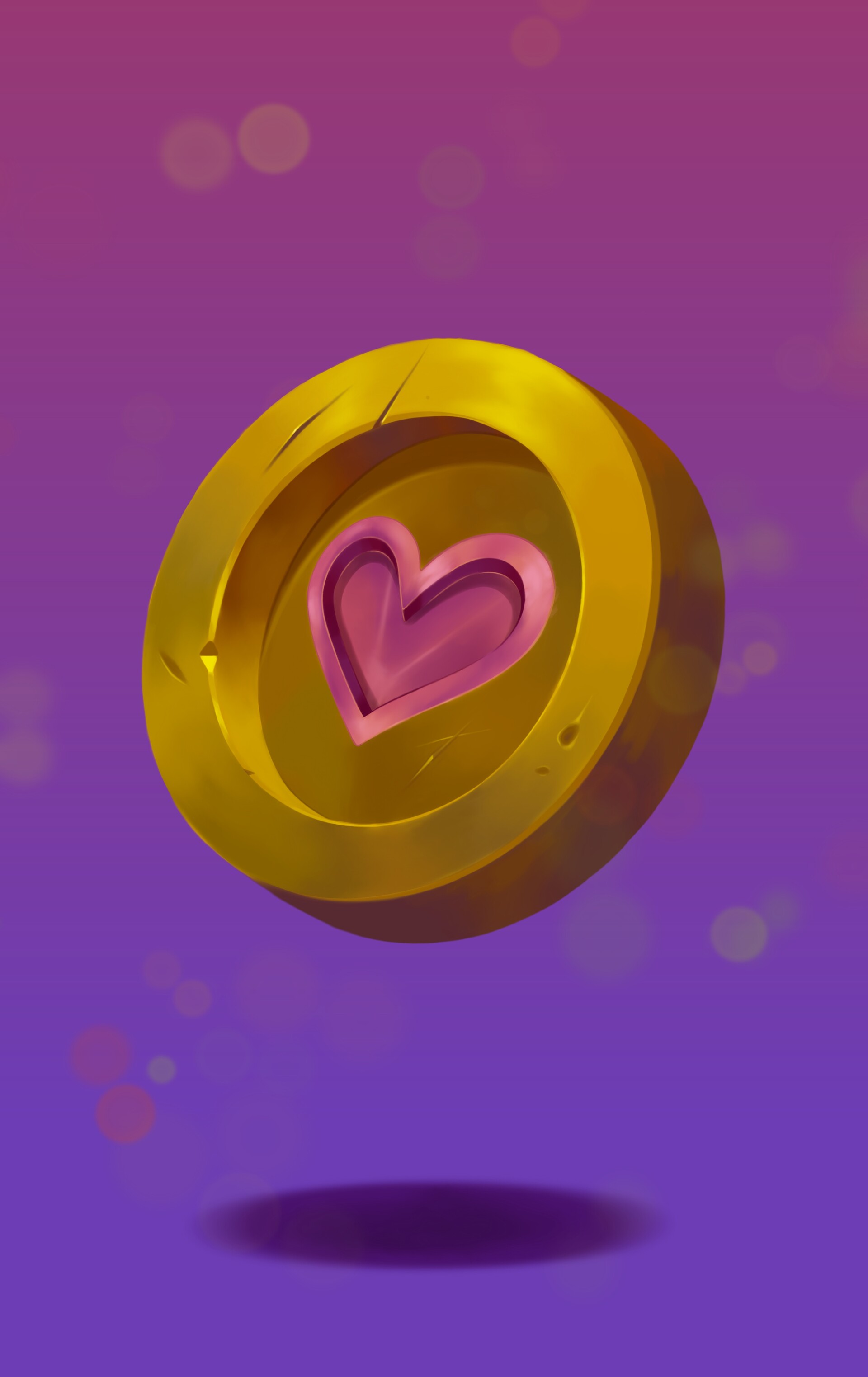 ArtStation - Love coin