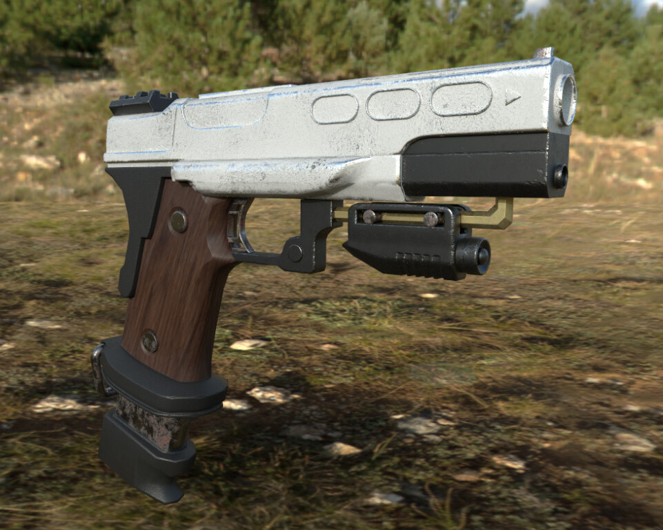 ArtStation - Gun made in first year