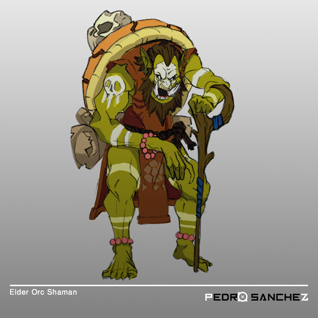 ArtStation - Elder Orc Shaman