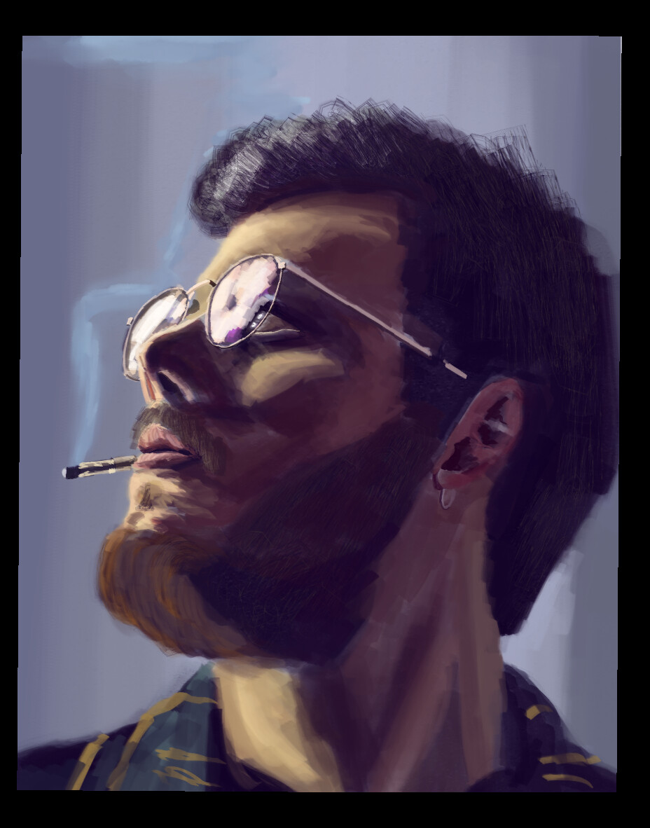 ArtStation - self portrait study