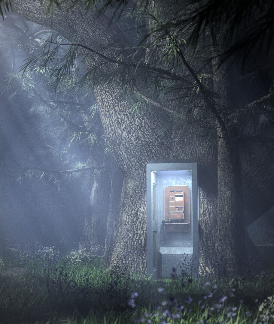 ArtStation - Secluded Phone Booth