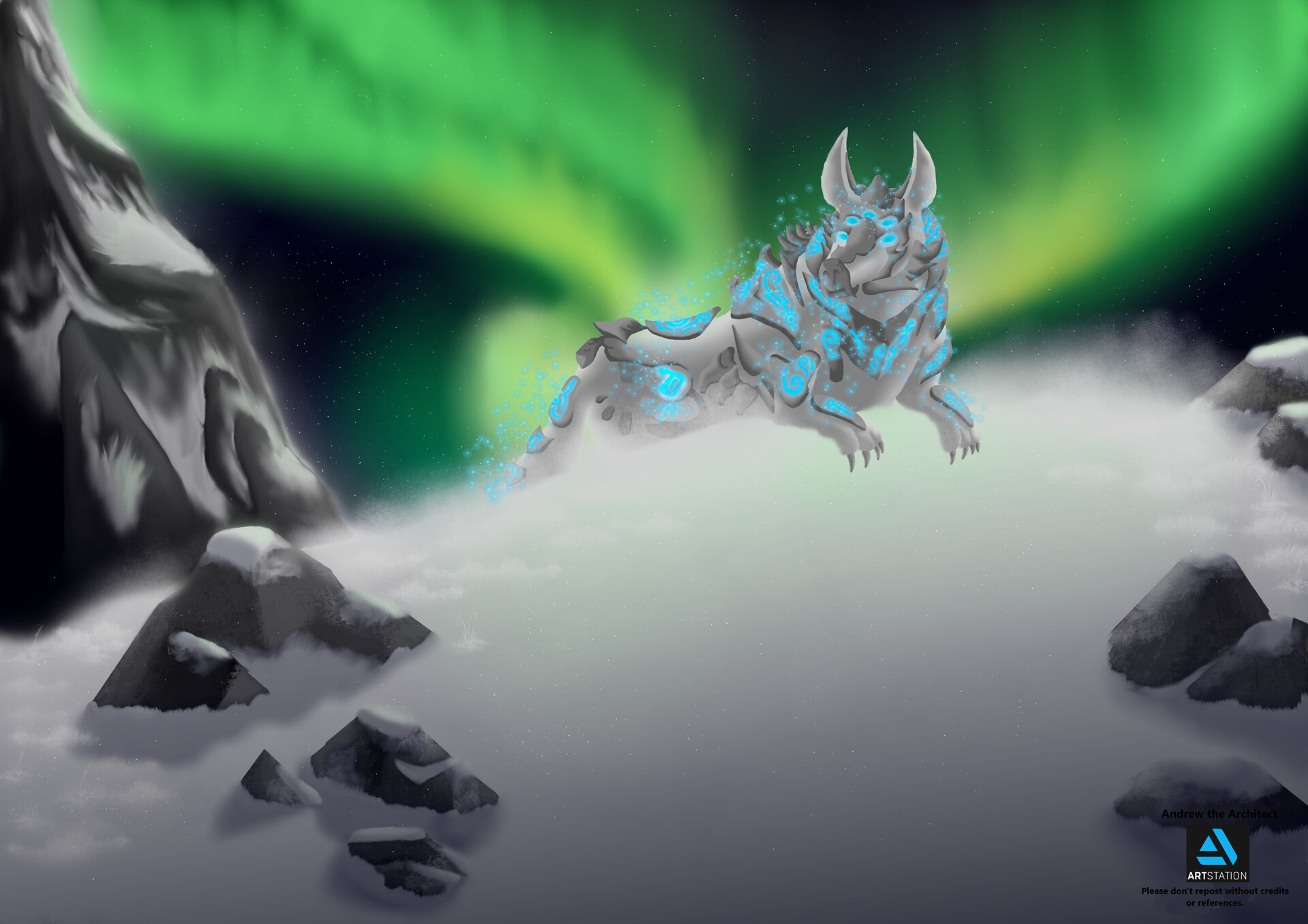 ArtStation - Snow Jackal