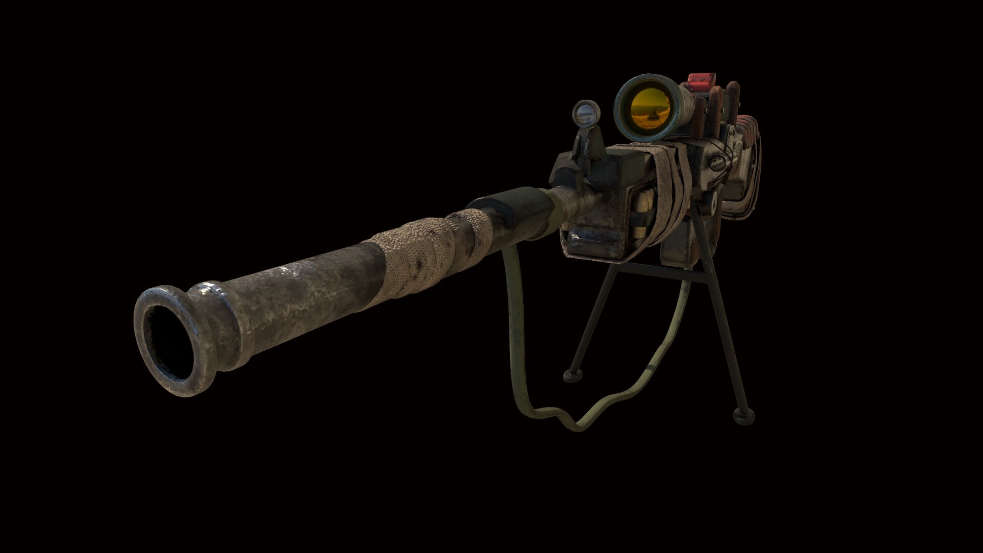 Davide Spina - Post-Apocalyptic Sniper Rifle