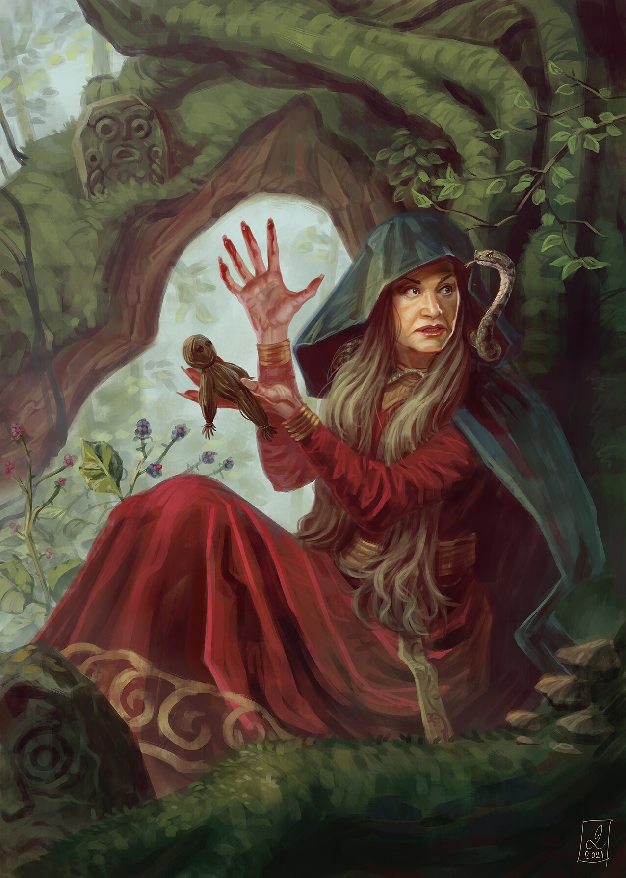 ArtStation - Codex Obscurus witch