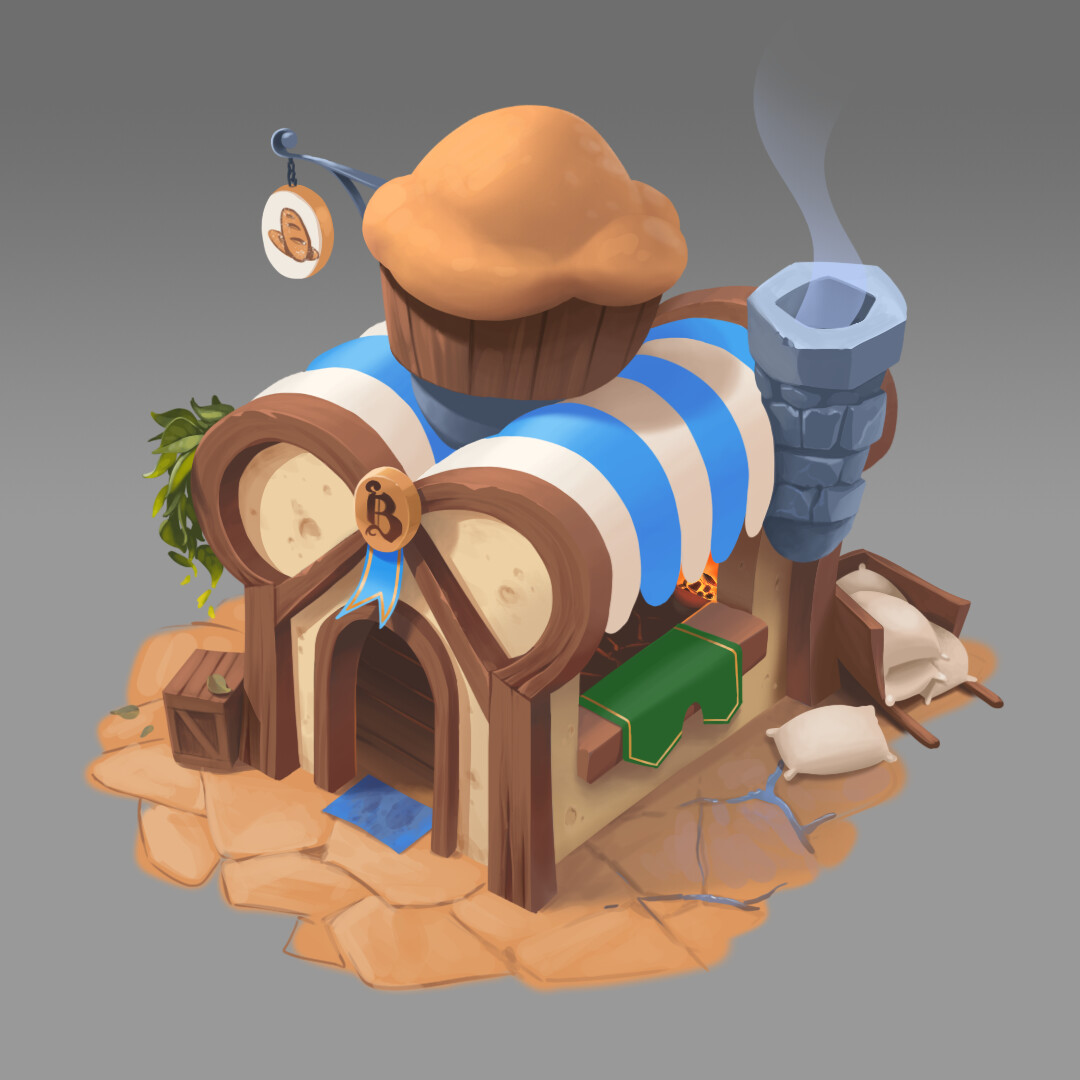 ArtStation - Old Bakery Sprite