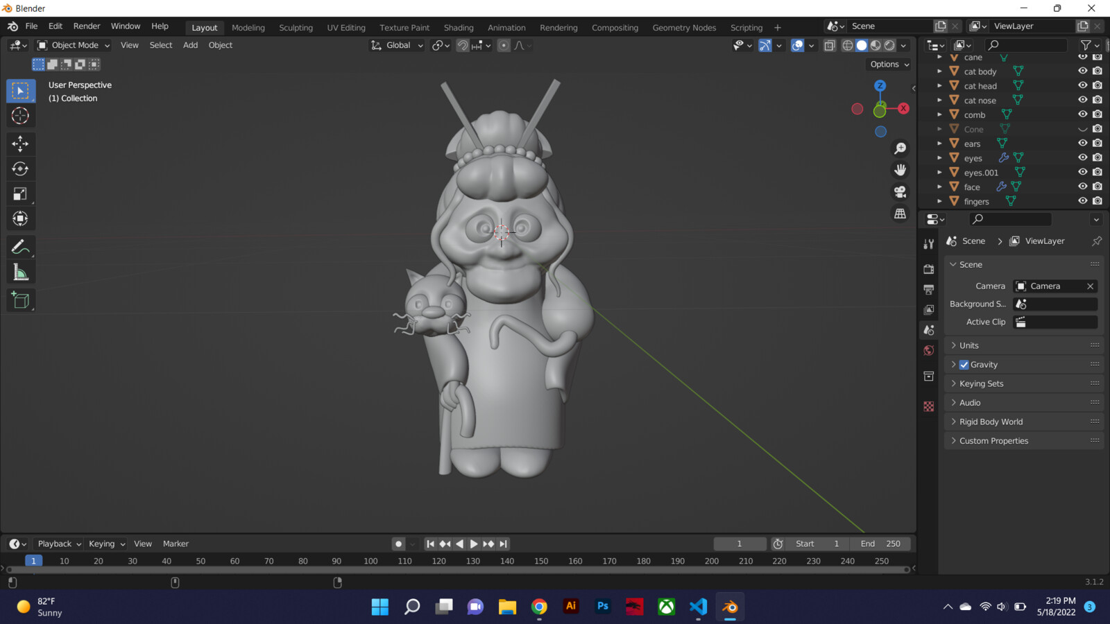 Illustrating Alex - Blender Fun