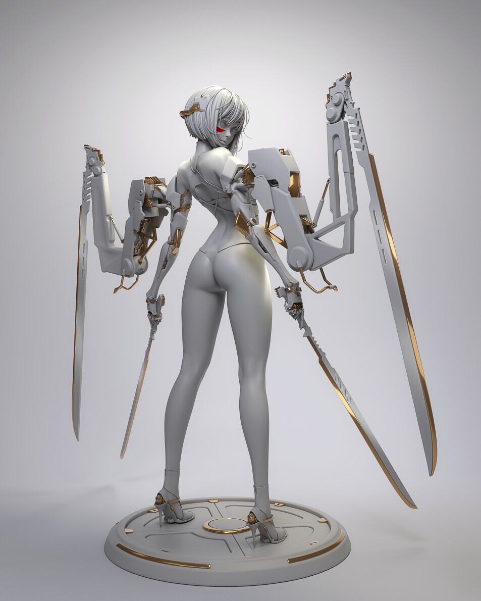 ArtStation - ABOUTCG美型课 盛同学模型作品