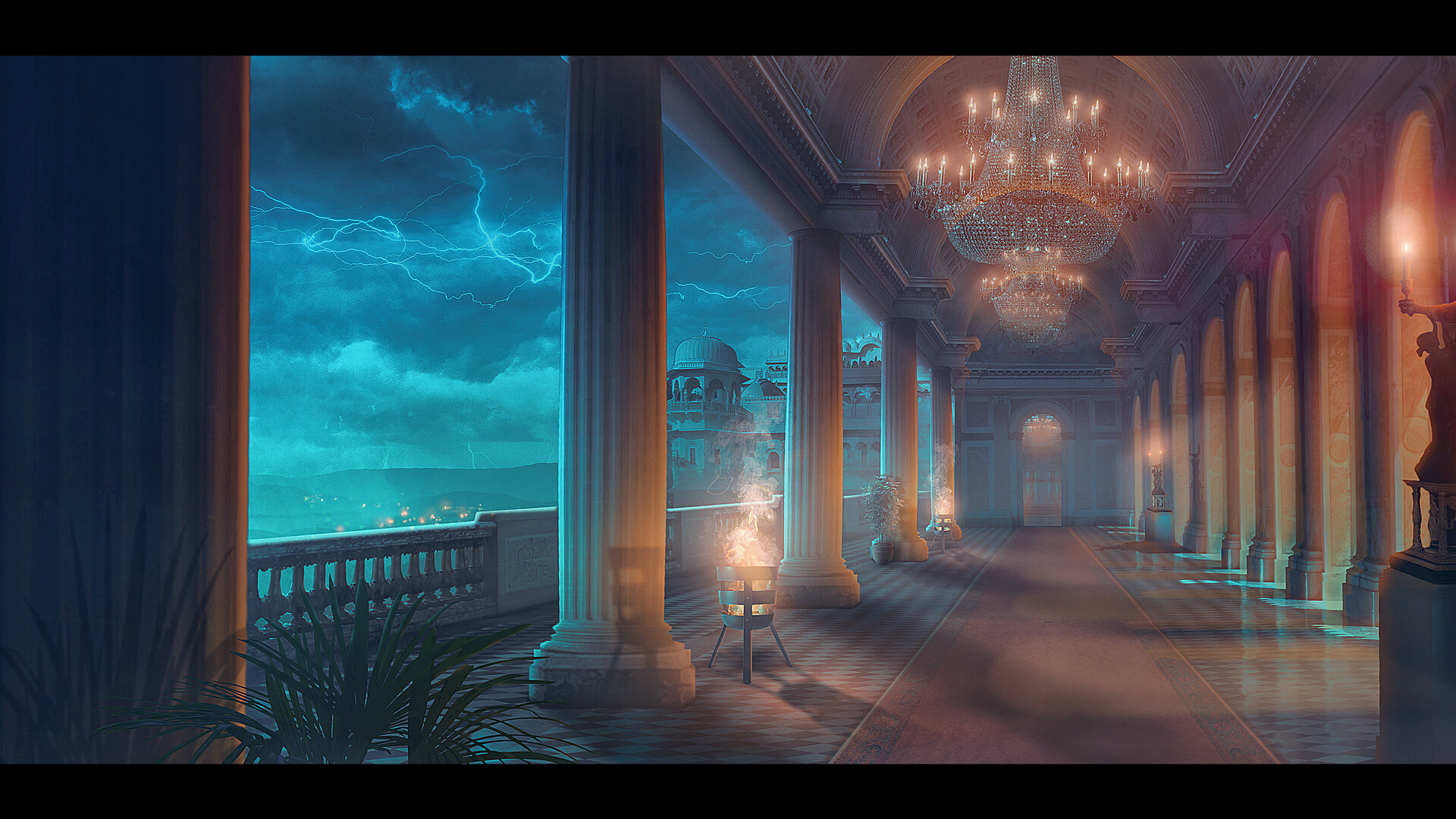 Ayan Samanta - Palace corridor