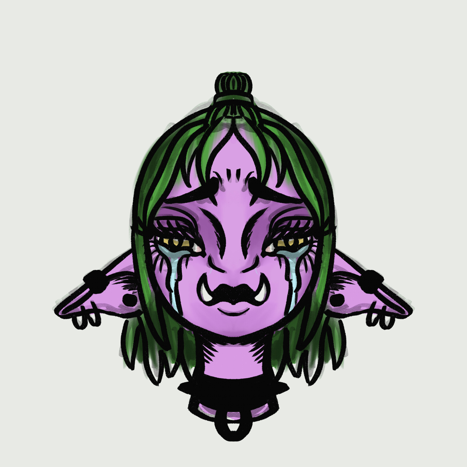 ArtStation - GIF- Crying OC