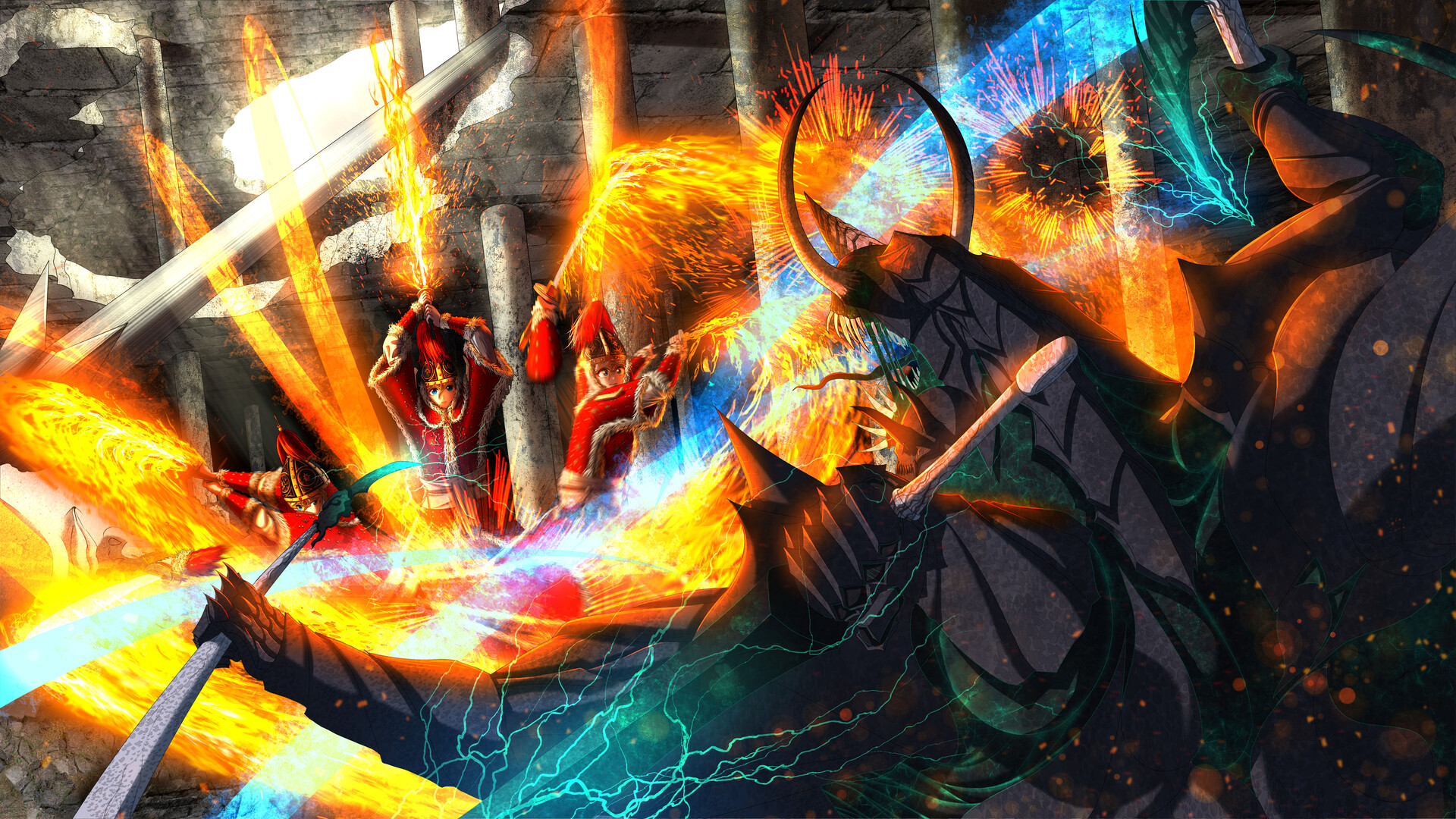 ArtStation - action scene