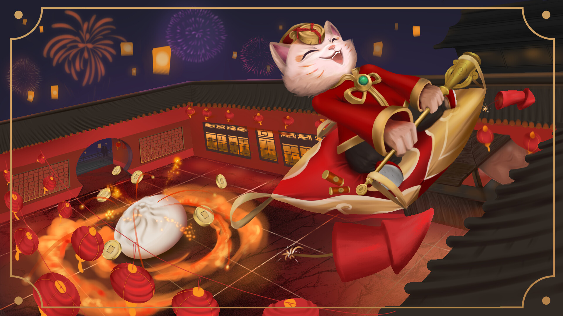 ArtStation - Teemo Lunar New Year Event (League of Legends: Wildrift)