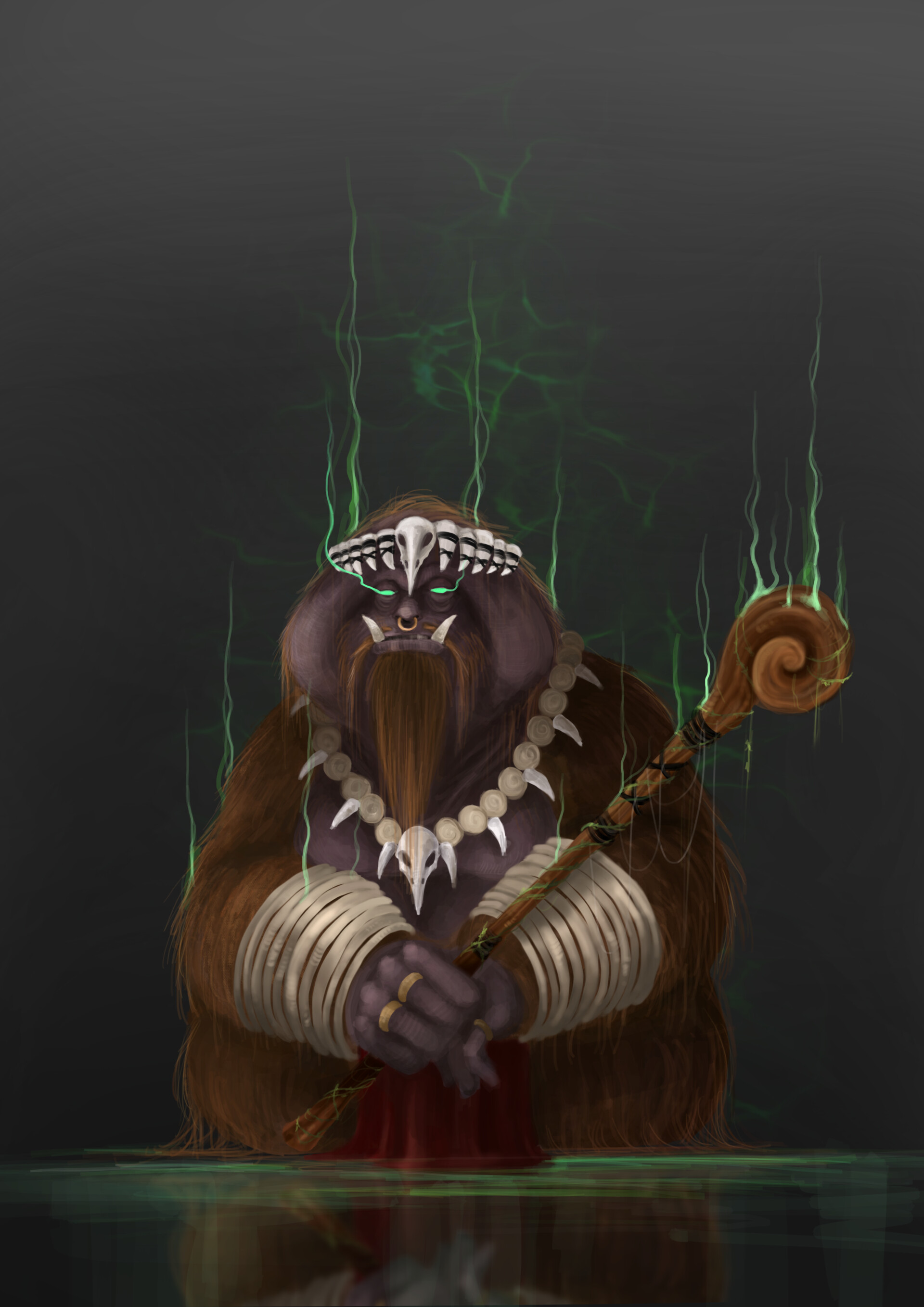 ArtStation - Dewa Jenggala (God of the Forest)