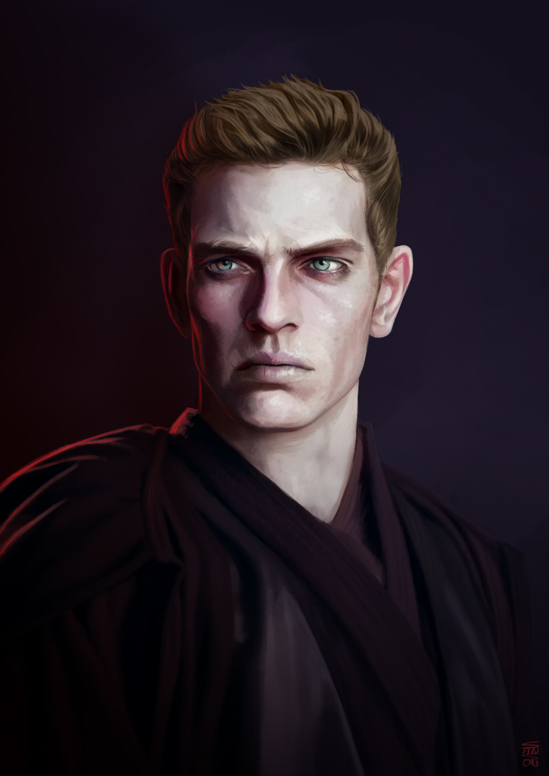 ArtStation - Anakin skywalker portrait