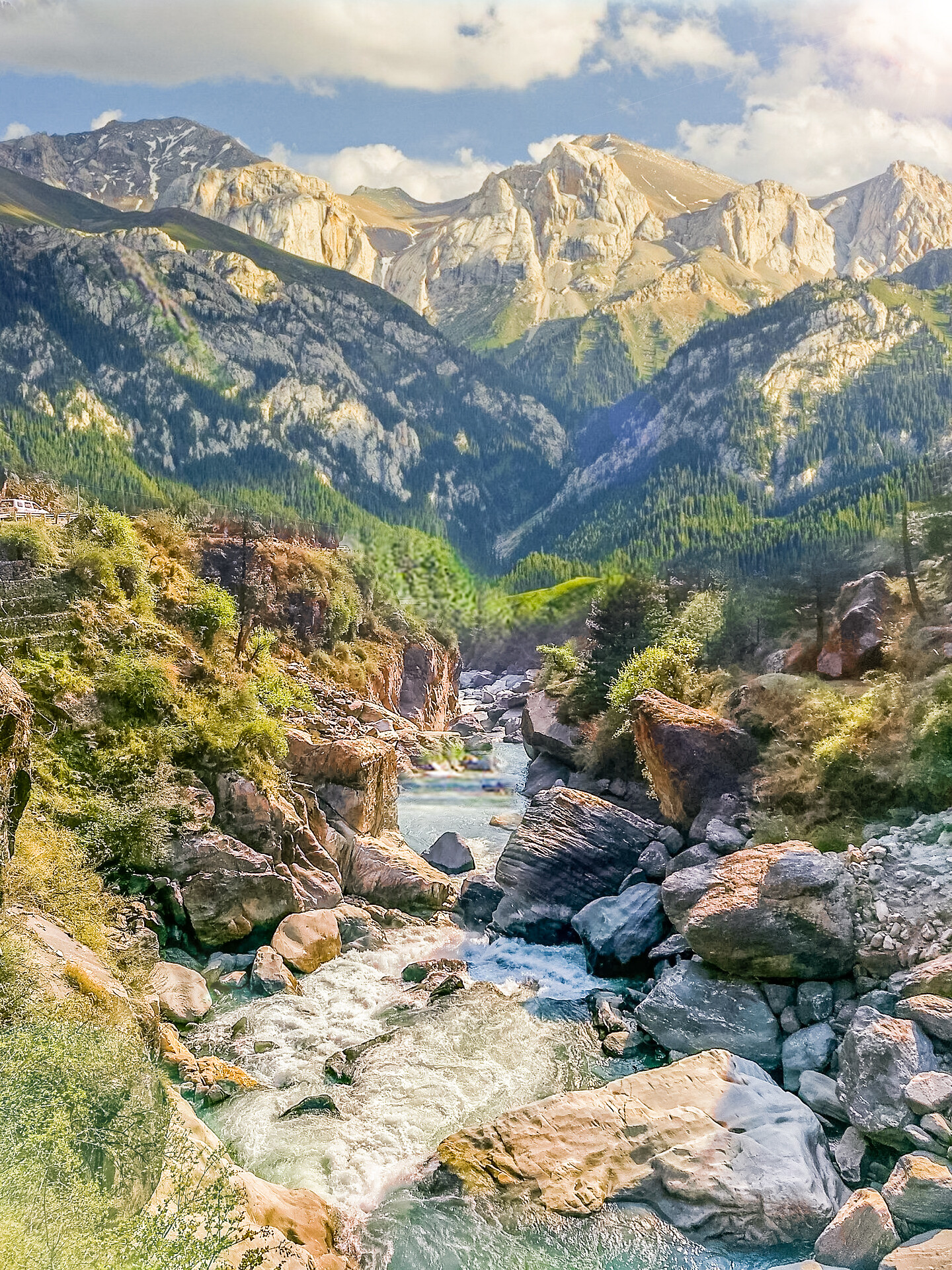 ArtStation - Mountain Waterfall