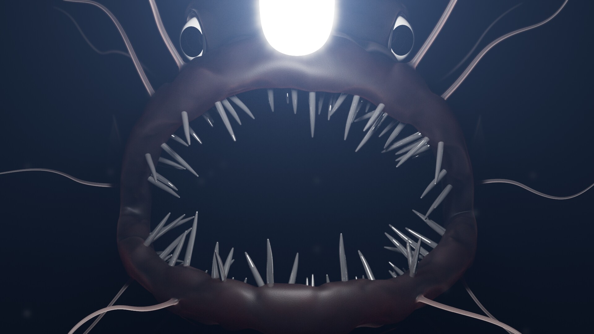 ArtStation - Deep water anglerfish