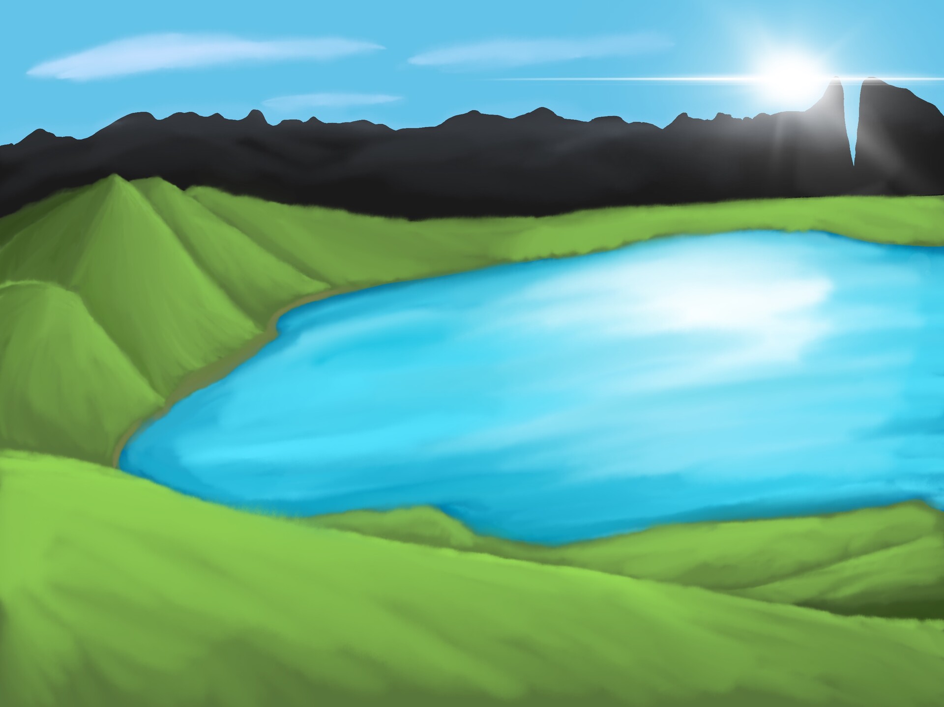 ArtStation - A big lake