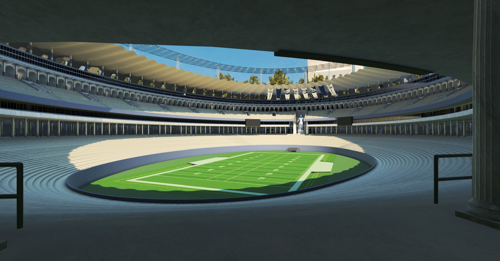 ArtStation - Axis Football 2023, Indianapolis Stadium