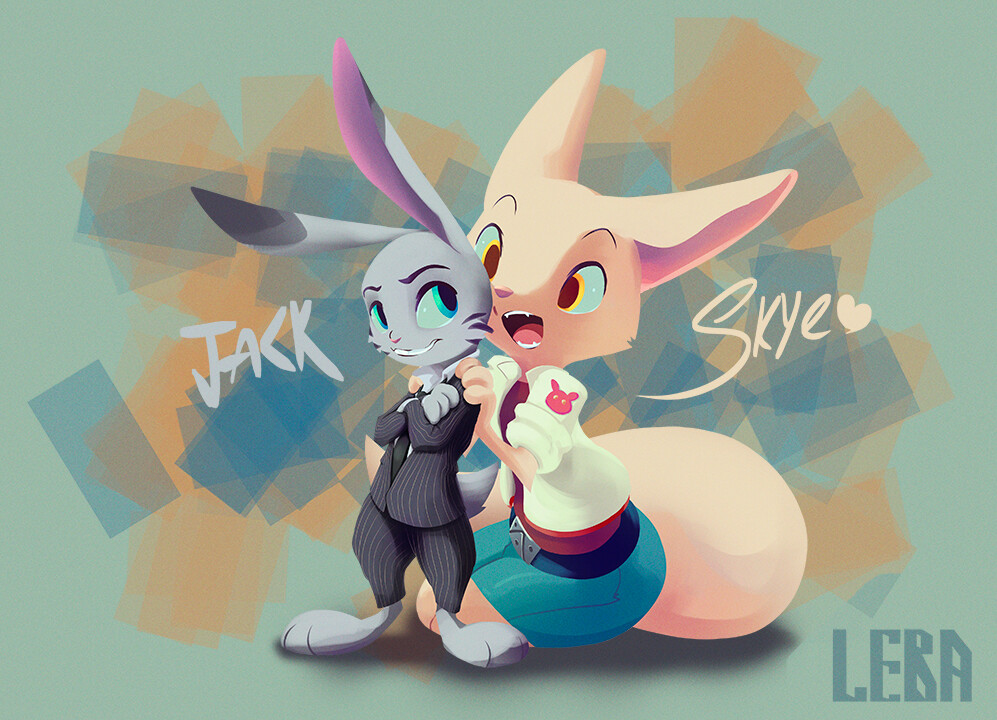 ArtStation - Jack & Skye Fanart