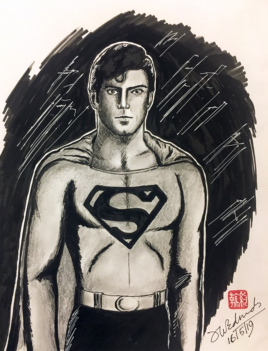 ArtStation - Chris Reeve as Superman