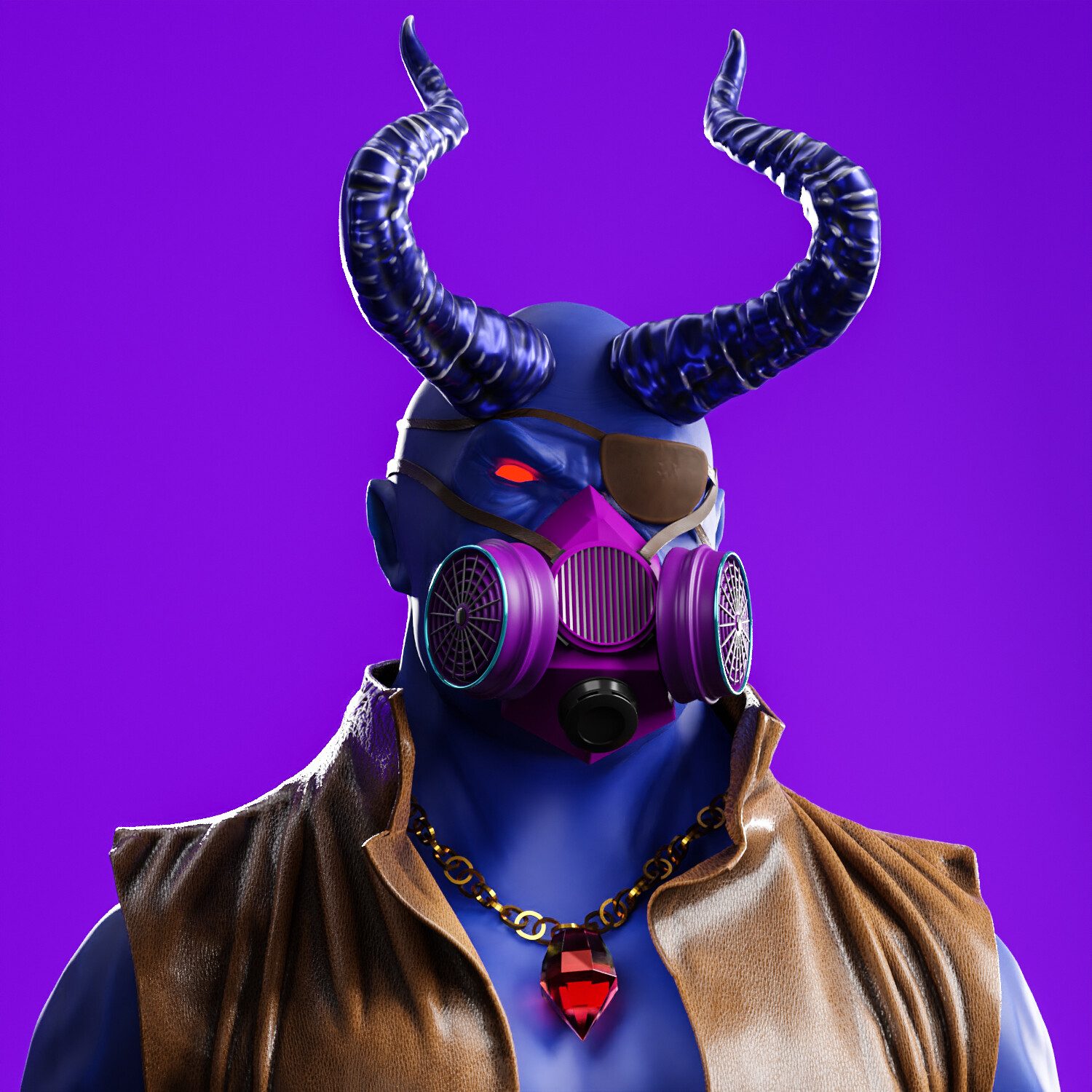 ArtStation - 3d nft demon