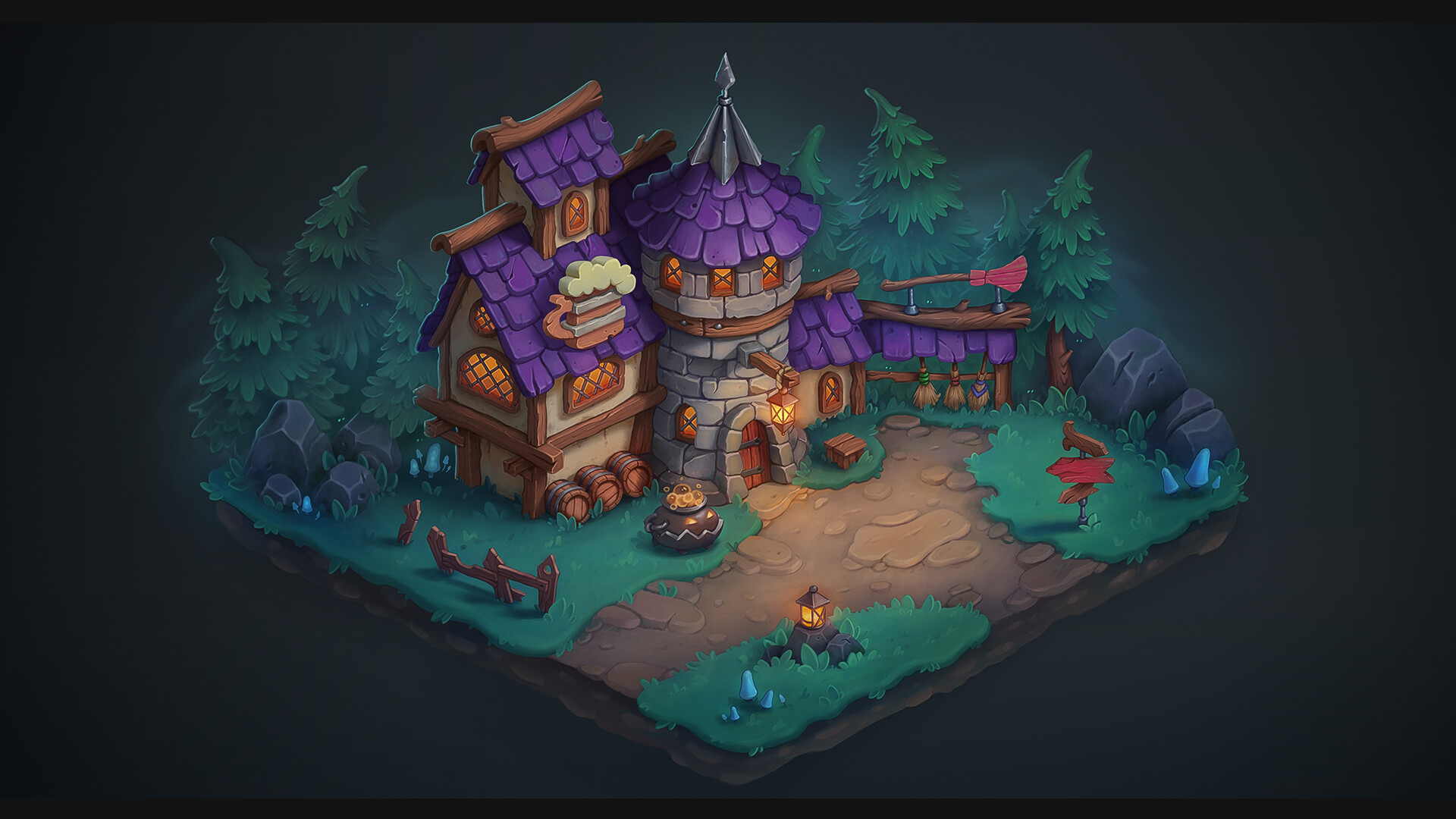 ArtStation - Witches tavern