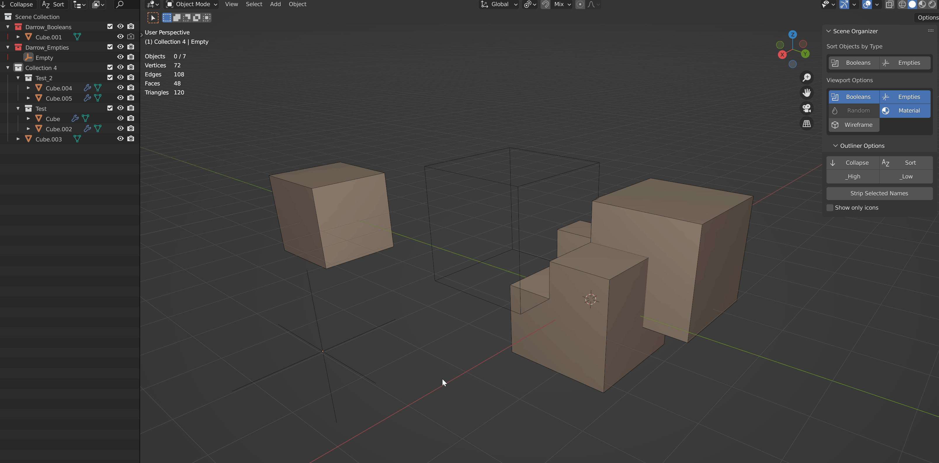Blake Darrow - Scene Organizer - Blender Addon