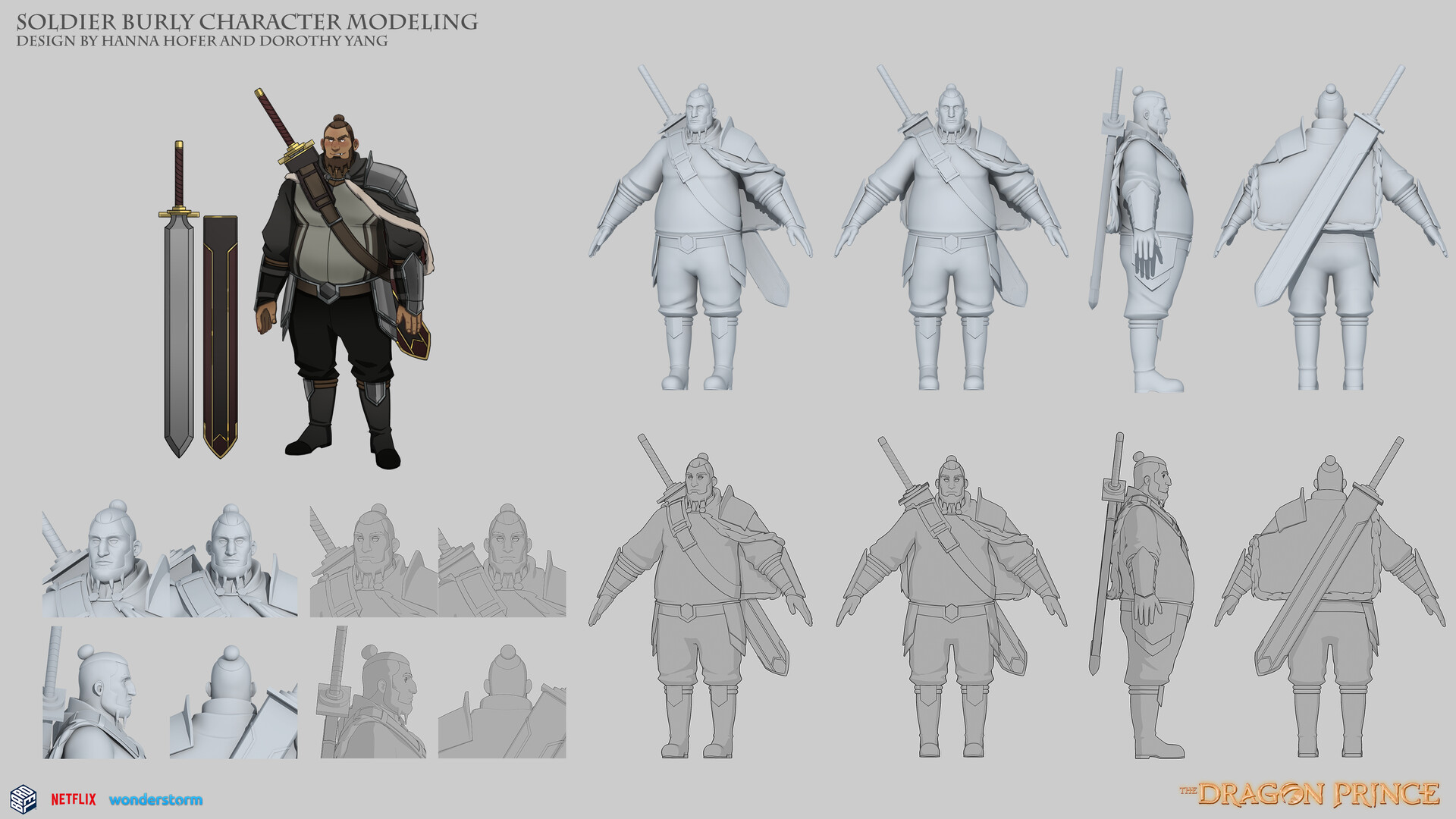 Kathrin Kurfiss - Human & Elf Character Modeling - The Dragon Prince I-III